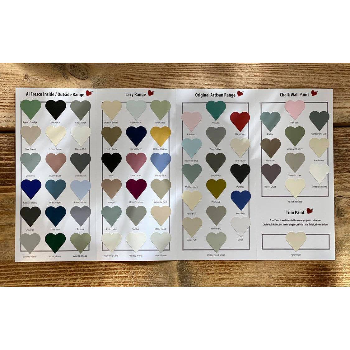 Frenchic Colour Chart – Kildare Interiors